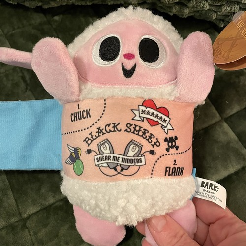 New BARK BOX Dog Toy Mr. Shmeep Sheep PIRATE Plush Med Large Squeak 20 ...