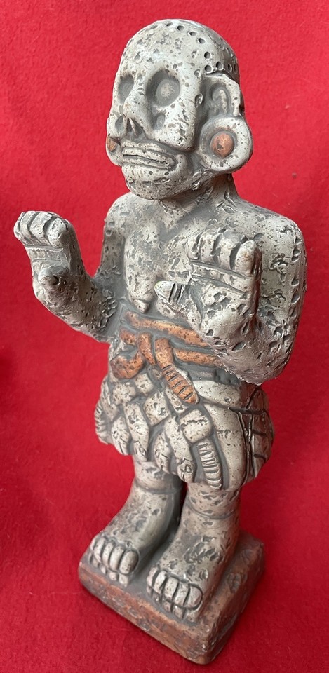 Aztec Tribal Art Ceramic Mictecacihuatl Goddess Of The Dead ...