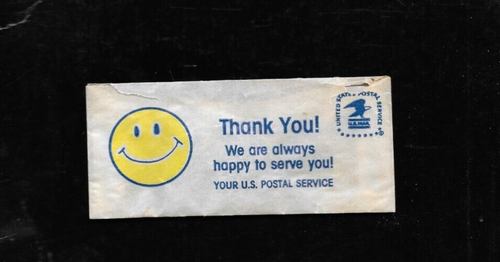 VINTAGE USPS "SMILEY FACE" STAMP ENVELOPE | eBay