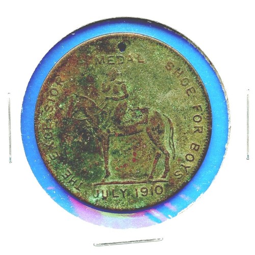 1910 The Excelsior Shoe Company Boy Scouts Portsmouth Medal Good Luck ...