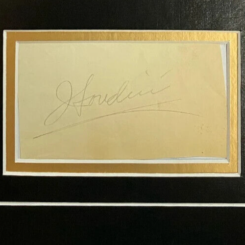 Harry Houdini Signed Display ICZ Dave Norman Autograph COA | eBay