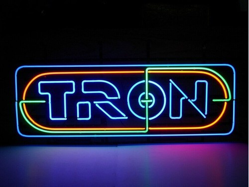 Tron Recognizer 20"x8" Neon Sign Bar Lamp Light Party Gift Pub Man Cave ...