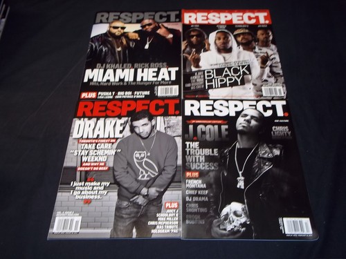 RESPECT MAGAZINE LOT OF 6 ISSUES - TUPAC DRAKE ++ - HIP HOP OUR CULTURE ...