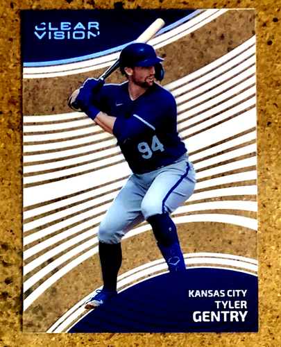 2023 Panini Chronicles Clear Vision Baseball Tyler Gentry #15 Kansas ...