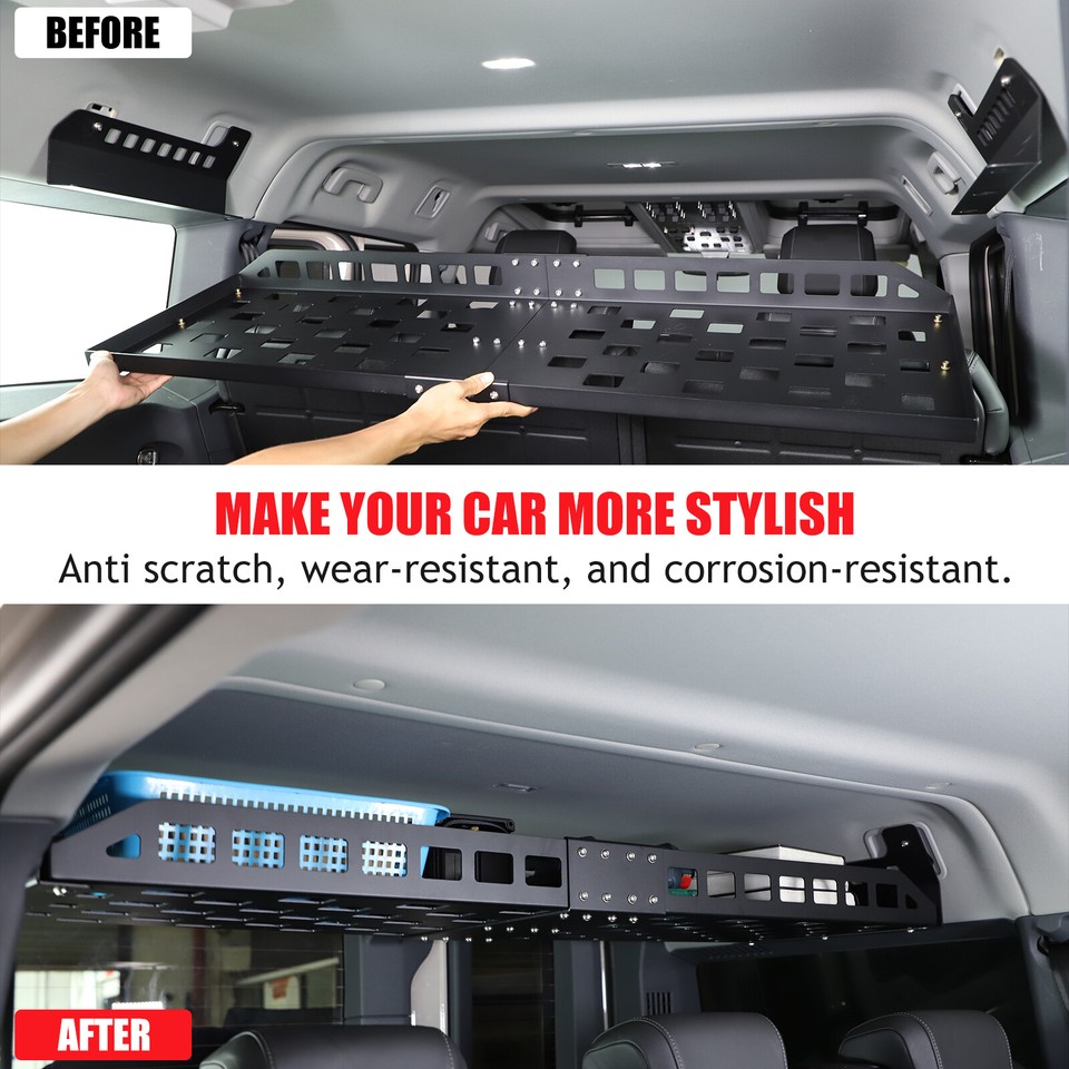 Trunk Interior Storage Basket Organizer Molle Panel Rack Kit for Ineos ...