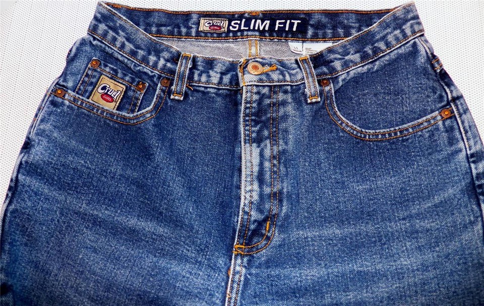 Cruel Girl C755020 Slim Fit Medium Stonewash Regular Rise Jeans 11 X 32 ...