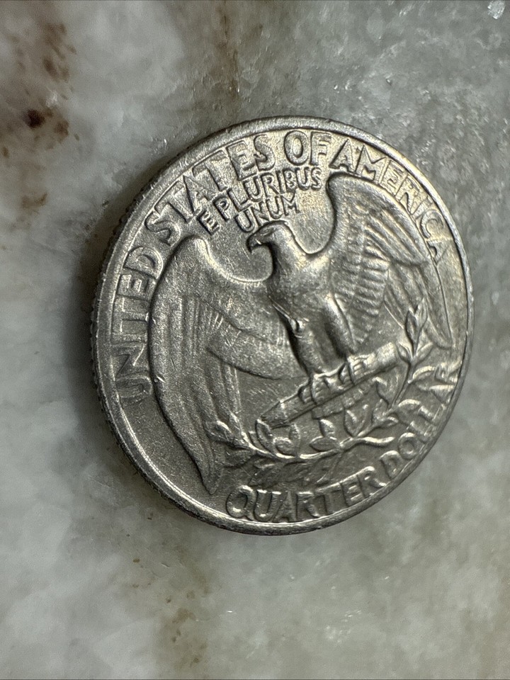 1965 Washington Quarter No Mint Mark Rim Letter Filled A Errors US Coin ...