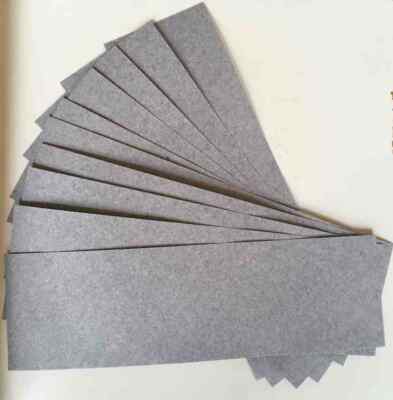 10 Pcs Plain Fish Paper 0.010" x 3" x 10" Battery LIGHT COLOR Fishpaper ...