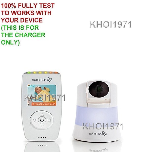 WALL Charger AC power adapter FOR 29600 SUMMER INFANT SURE SIGHT 2 baby ...