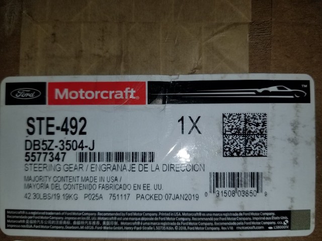 Genuine Ford Gear Assembly - Steering Db5z-3504-j for sale online | eBay