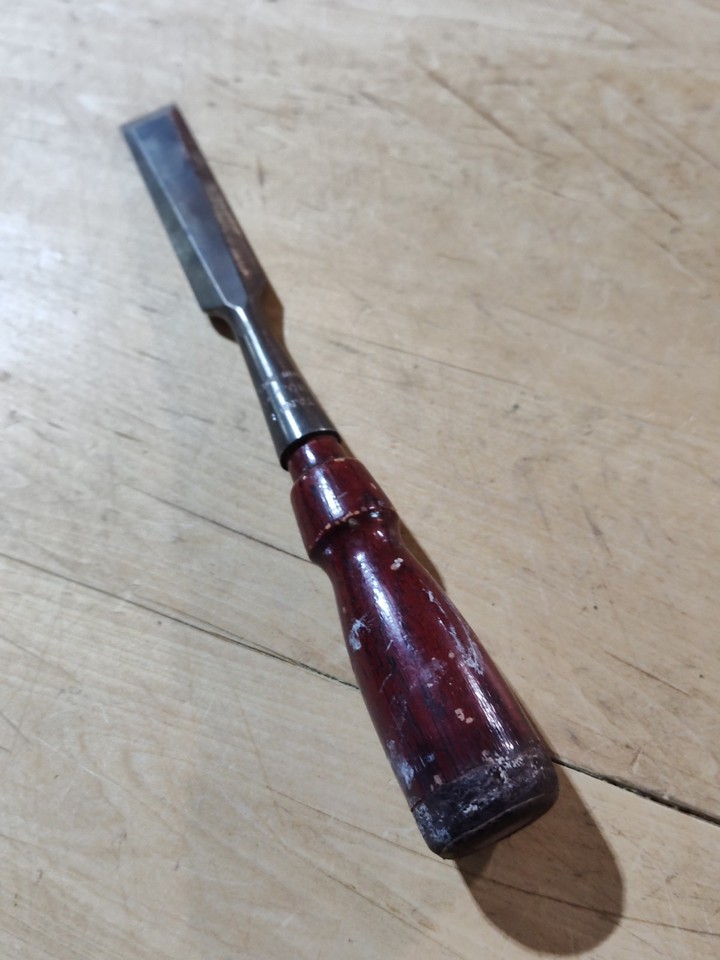 Vintage Stanley Chisel 750 Bevel Edge 3/4" Wood Handle Socket Chisel | eBay