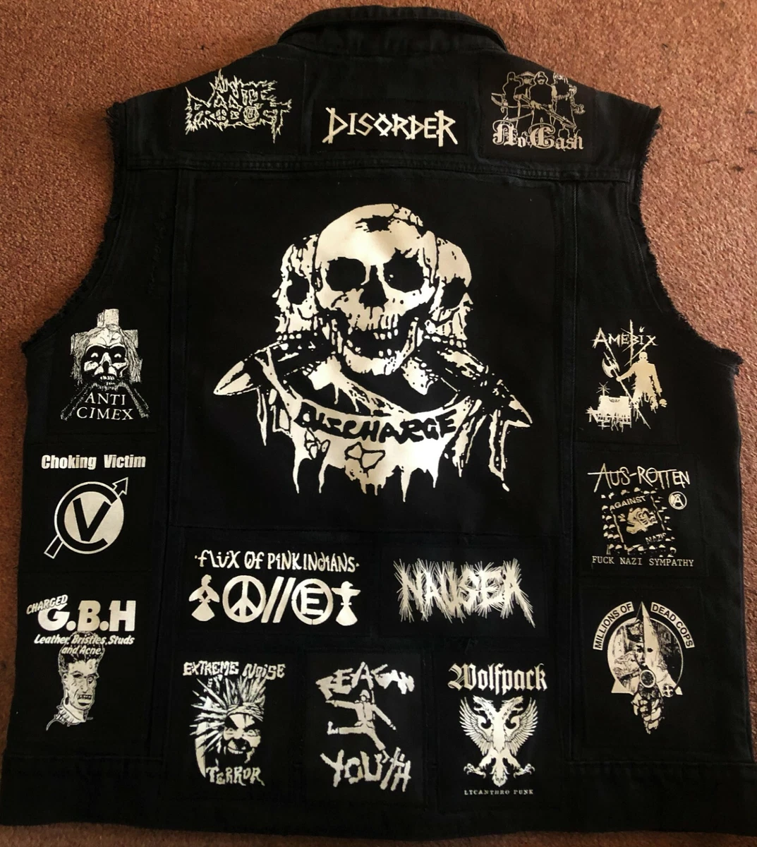 Crust Punk Patches