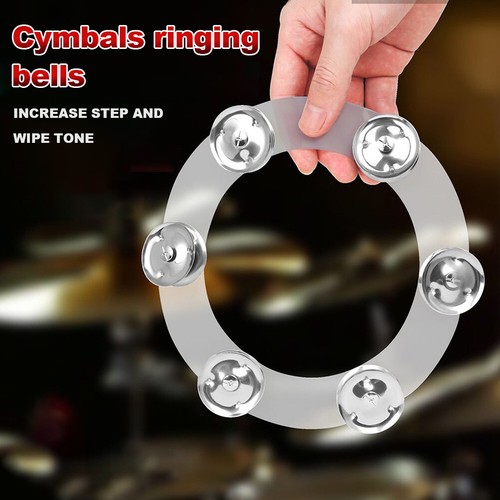 6pcs Drum Cymbals Cymbal Ching Ring for Hi Hats Crashes Effects Cymbal ...