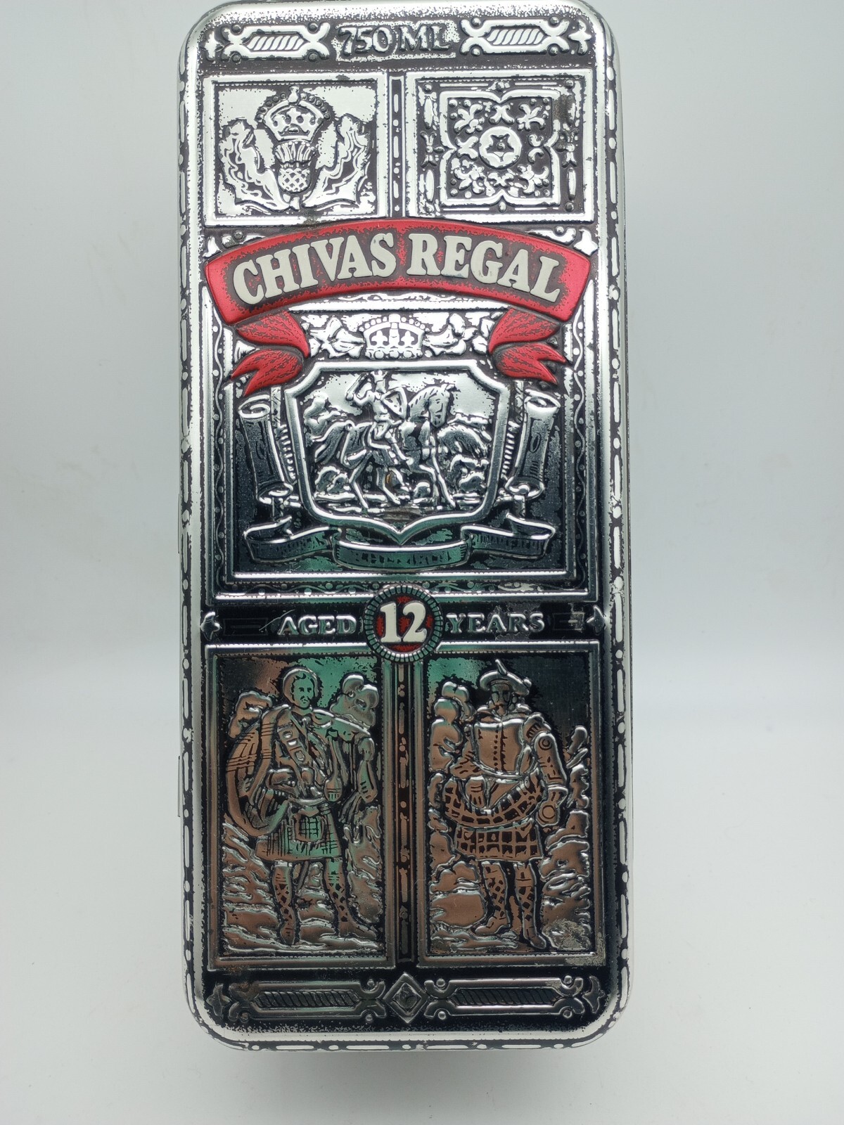Vintage Tin Chivas Regal Whiskey 12Year Tin 750 ML BOTTELD IN SCOTLAND ...