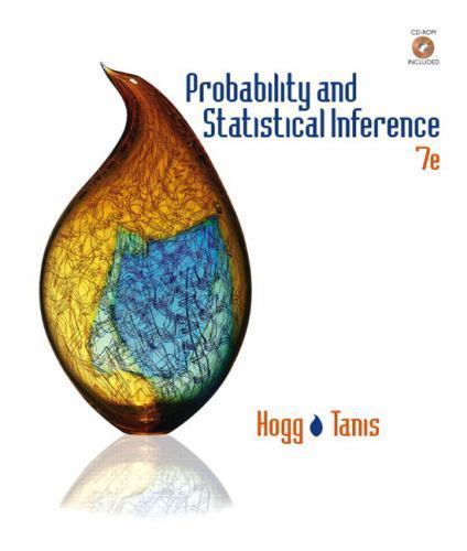 Probability and Statistical Inference by Elliot A. Tanis and Robert V. Hogg (2005, Hardcover ...