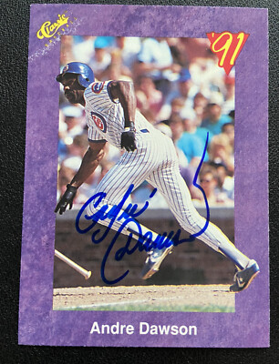 1991 Classic Game #26 Andre Dawson Signed Autographed Card | eBay