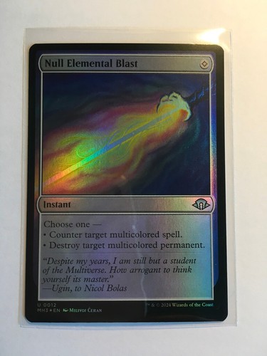 MTG Null Elemental Blast Modern Horizons 3 0012 Foil Uncommon | eBay