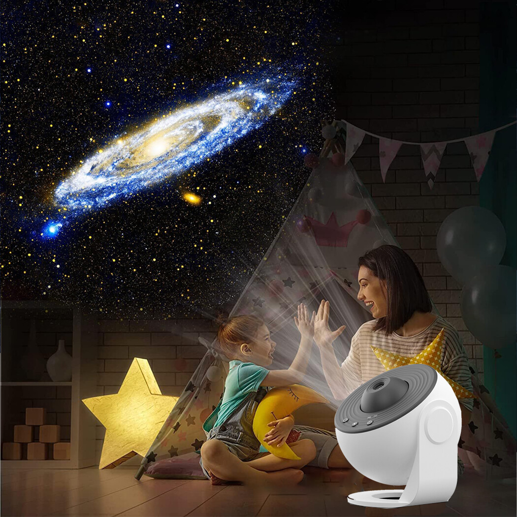 12in1 Planetarium Galaxy Starry Sky Projector Night Light Rotating Star ...