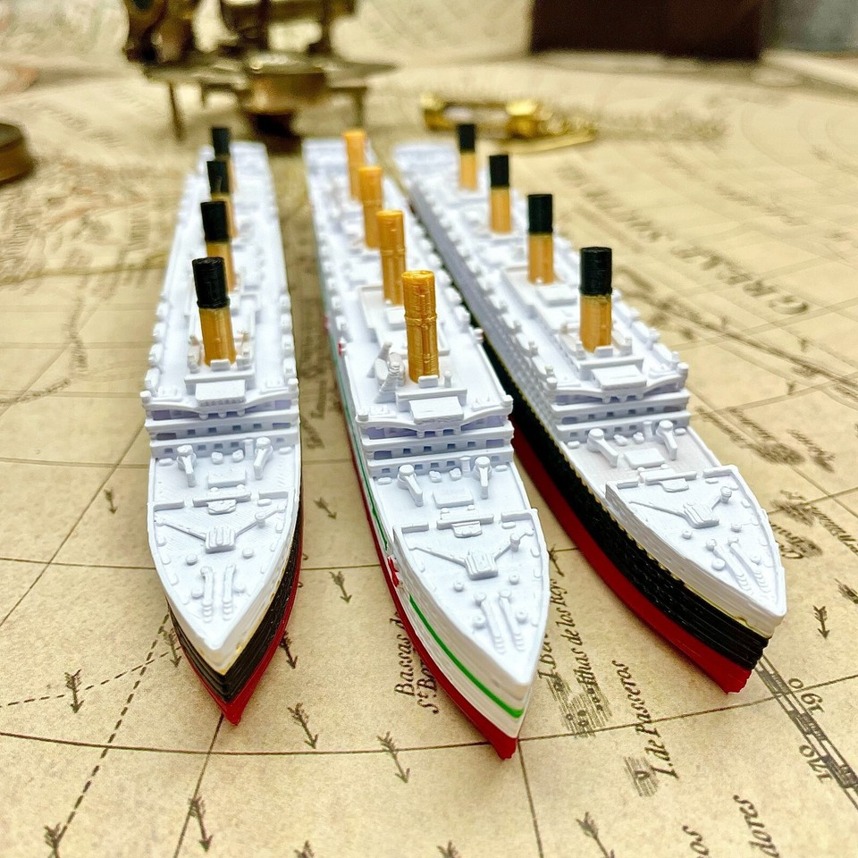 8" Titanic, Britannic Or Olympic Model, RMS Titanic Model Toy, Titanic ...