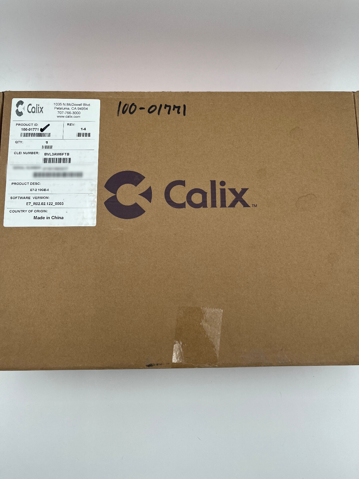 Calix 100-01771 E7-2 10GE-4 Card (We buy Calix) | eBay