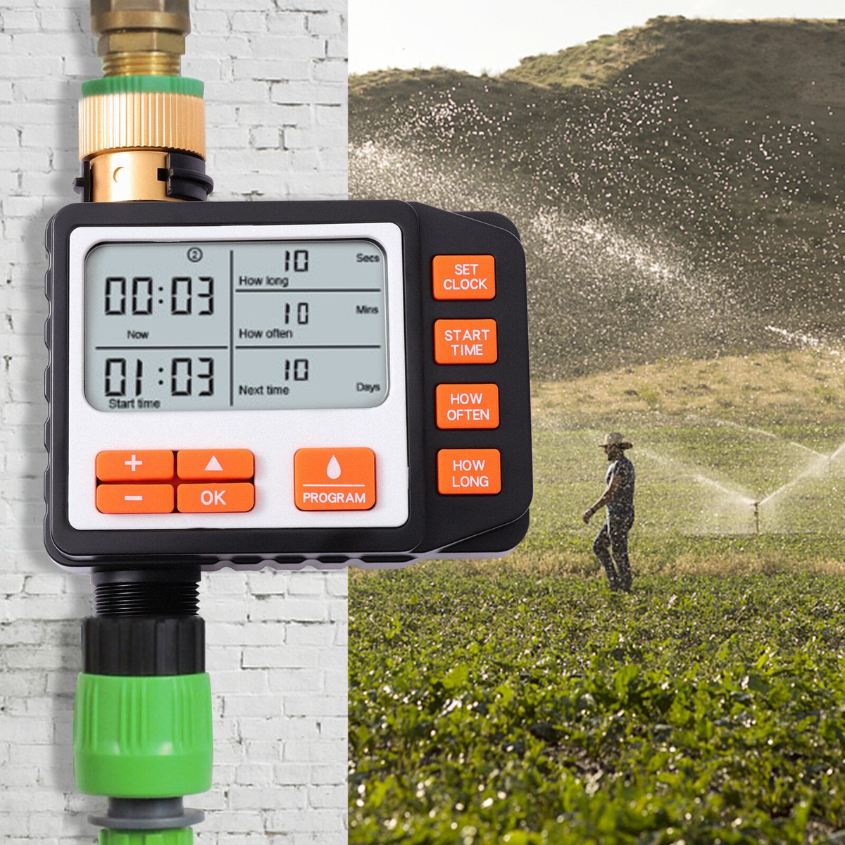 Timer For Sprinkler And Hose 1ZEHTMRP Premium Hose End Timer