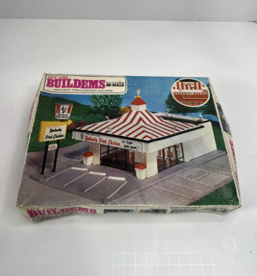HO Scale Life-Like Buildems Kentucky Fried Chicken Building KFC Model ...