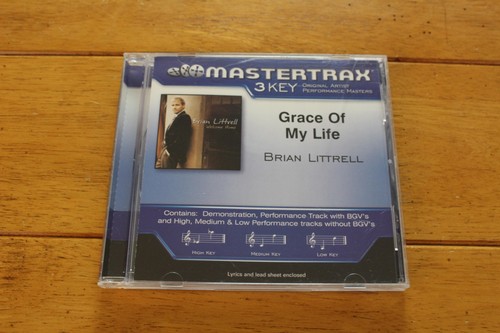 Brian Littrell CD Grace Of My Life Mastertrax 3-Key Accompaniment Vocal ...
