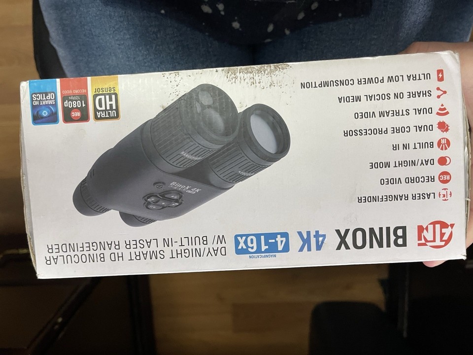 ATN BinoX 4K Smart Day Night Vision Binoculars 4-16x with Rangefinder | eBay
