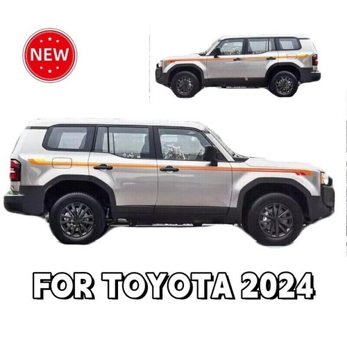 FOR TOYOTA 2024 Prado Side Door Decal Graphics Waist Line Stripe Car ...