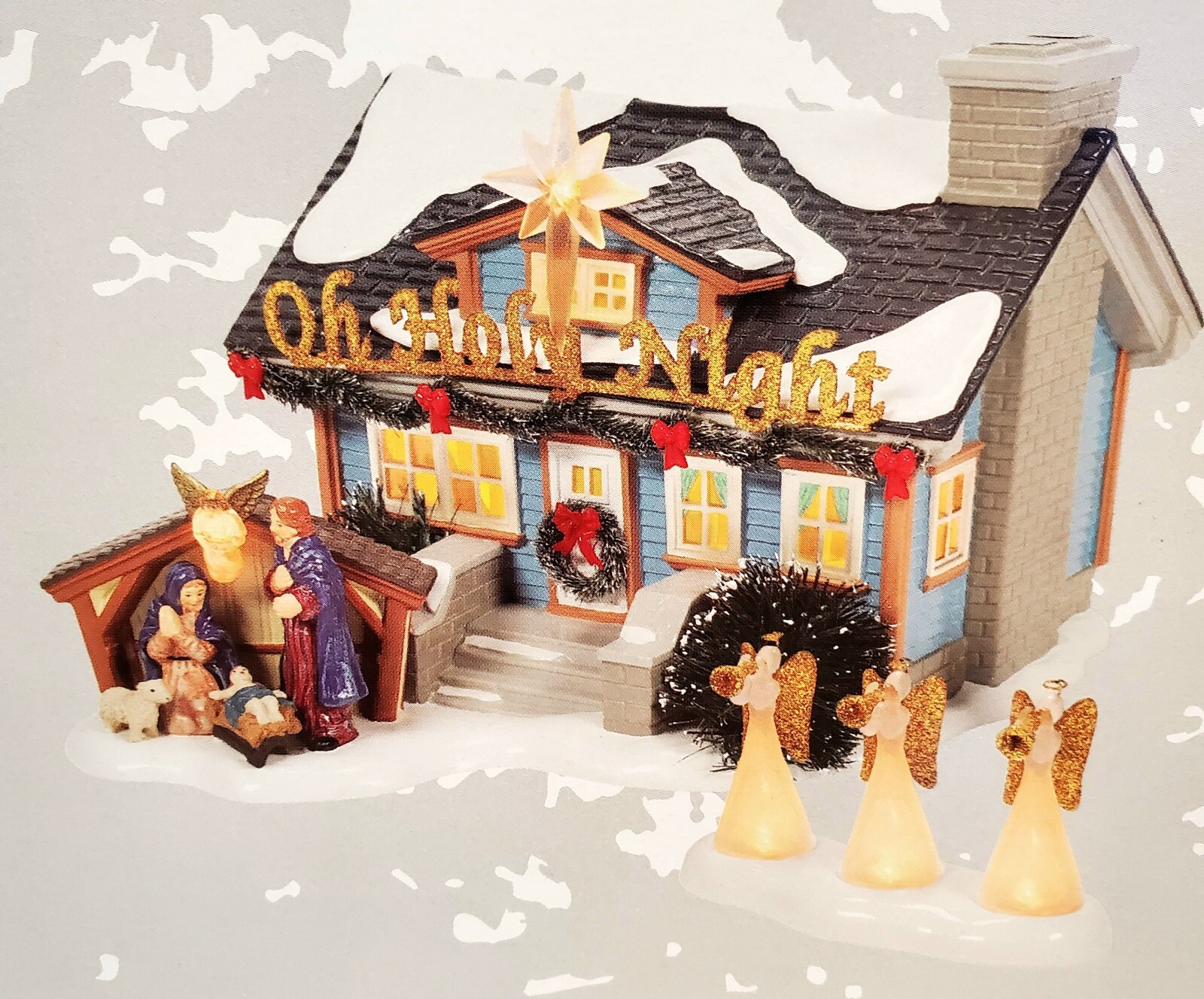 Department+56+Oh+Holy+Night+Snow+Village+House+-+6009702 for sale ...
