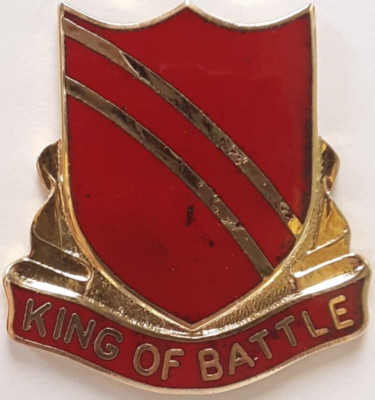 US Army 108th Regiment Unit Crest 'King Of Battle' Pin Insignia | eBay
