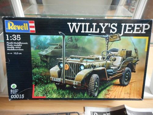 Revell Willy's Jeep on 1:35 in Box Model Kit | eBay