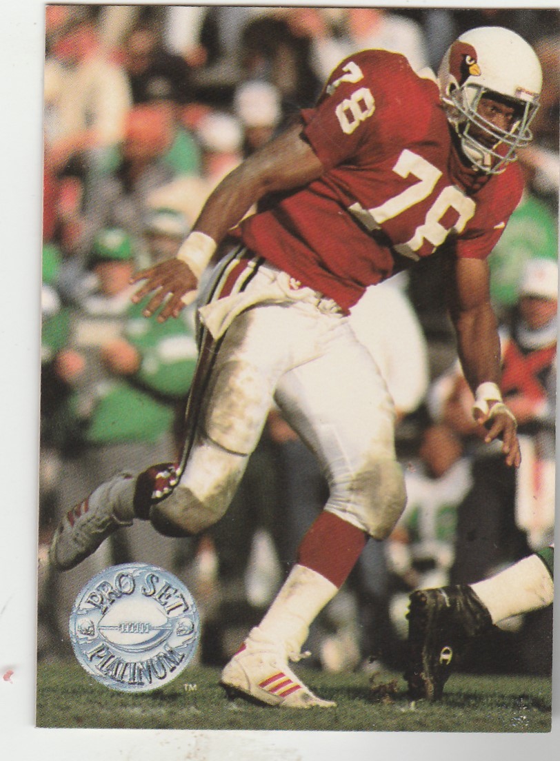 FREE SHIPPING-MINT-1991 Pro Set Platinum #95 Freddie Joe Nunn CARDINALS ...