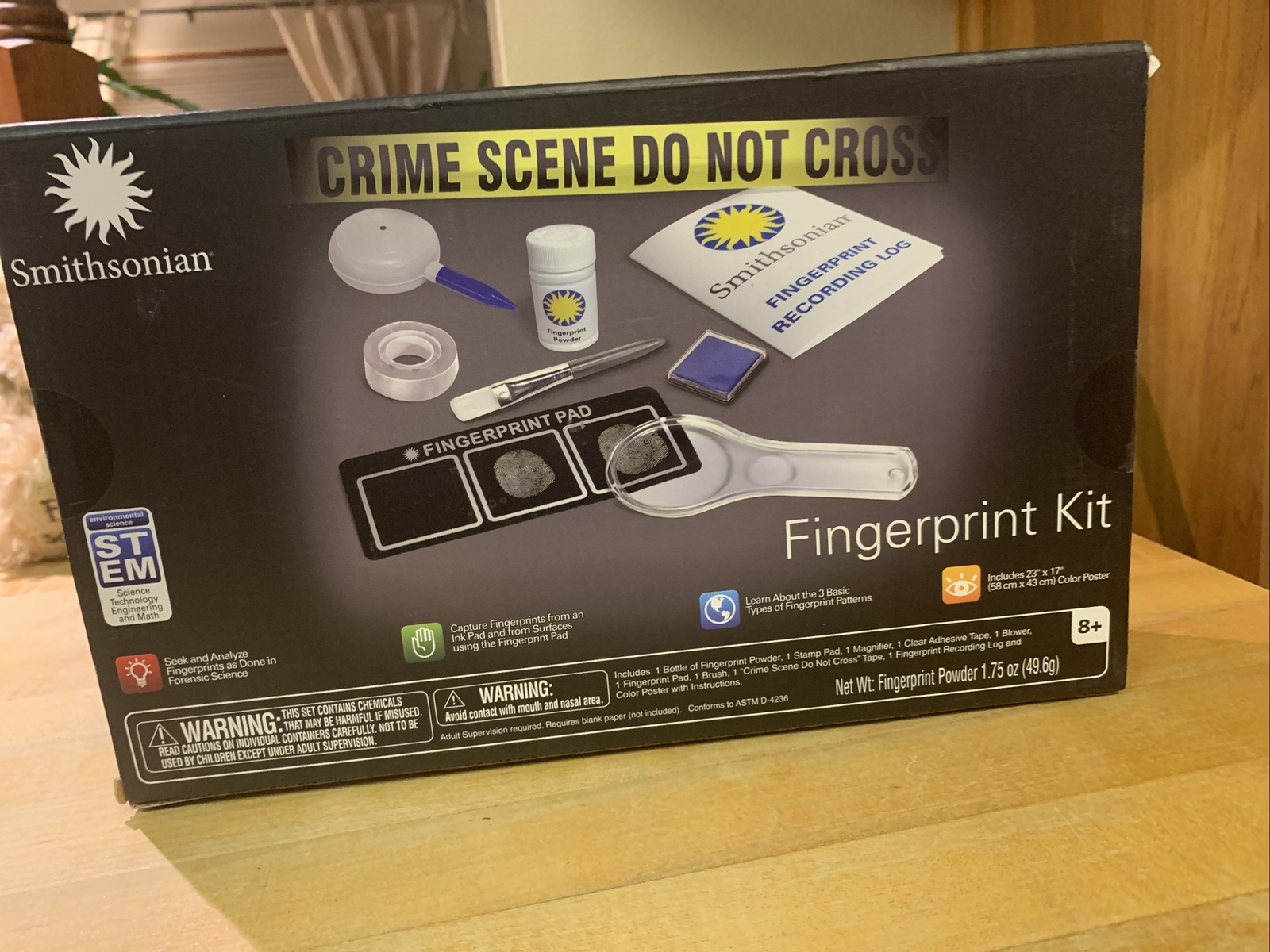 Smithsonian Fingerprint Kit Stem for Kids Ages 8 for sale online | eBay