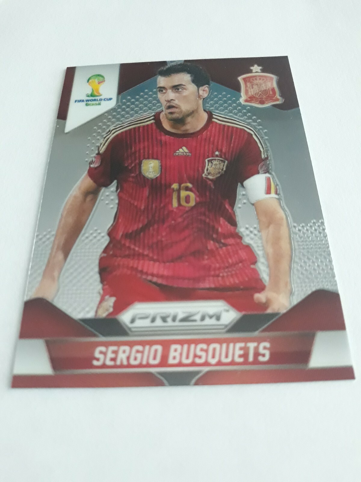 SERGIO BUSQUETS 2014 Panini Prizm World Cup Rookie Card #174 Spain ...