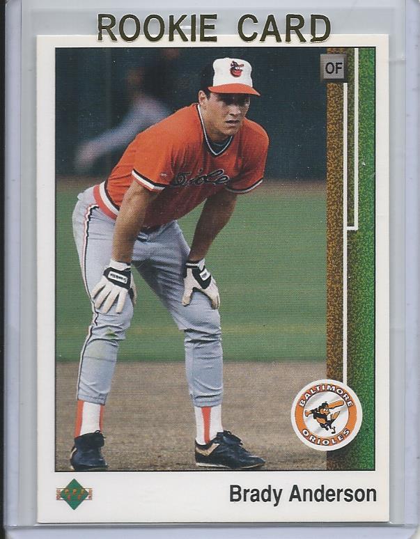 1989 Upper Deck Brady Anderson Rookie Card RC #408 Mint | eBay