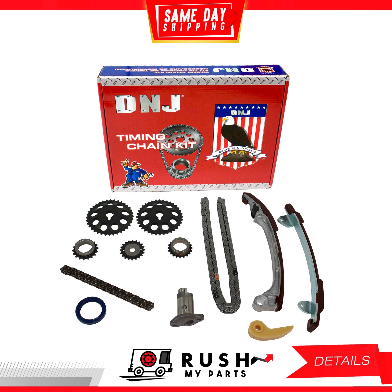 01-15 Timing Chain Kit For Lexus Camry 2.0L-2.4L L4 DOHC 16v 2AZ-FE DNJ ...