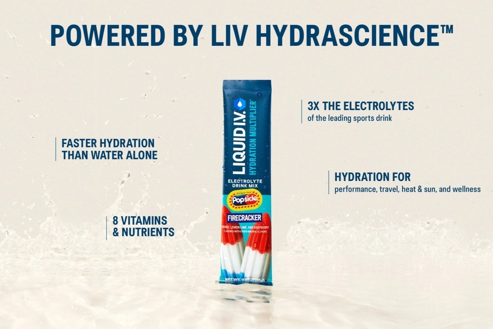 Liquid IV Firecracker Popsicle Flavor Multiplier Electrolytes Drink Mix ...