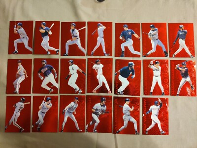 1996 Pacific Prism Red Hot Stars Insert Set of 20 Free shipping | eBay