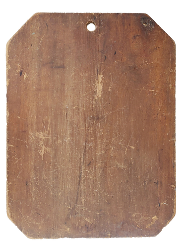 RARE Antique 19th C. PA OCTAGONAL Shape DOUGH BREAD Cutting BOARD Dry ...