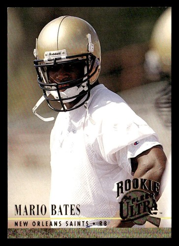 Mario Bates 1994 Ultra Rookie Card #206 New Orleans Saints | eBay