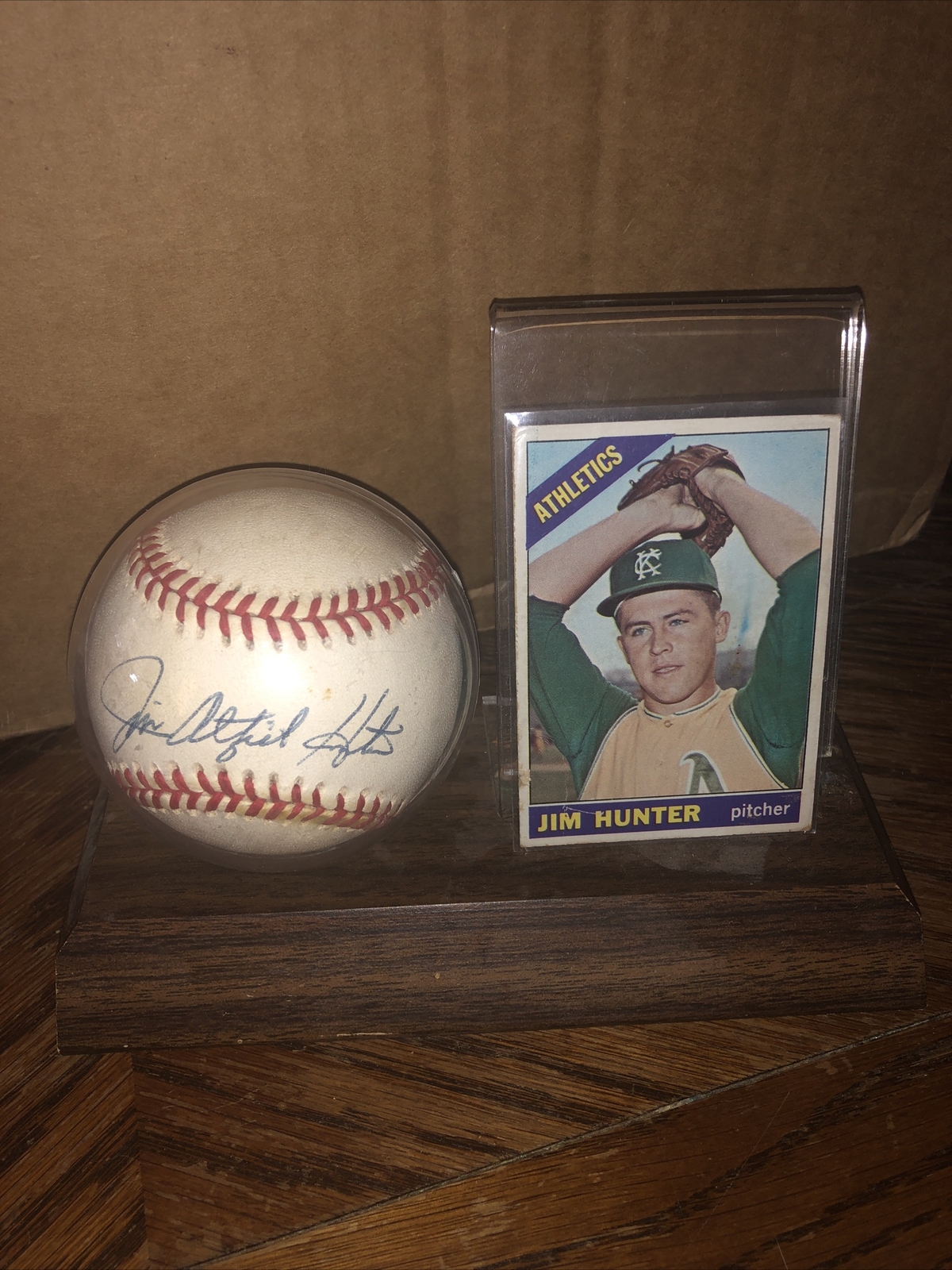 Jim Catfish Hunter Autographed Baseball | eBay