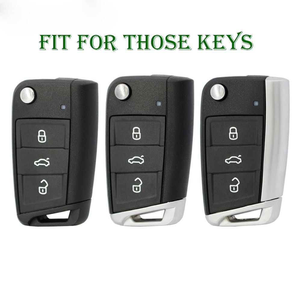 Car Key Case for VW/Golf 7/GTI/POLO/T-Cross/Touran /Tiguan/Skoda ...