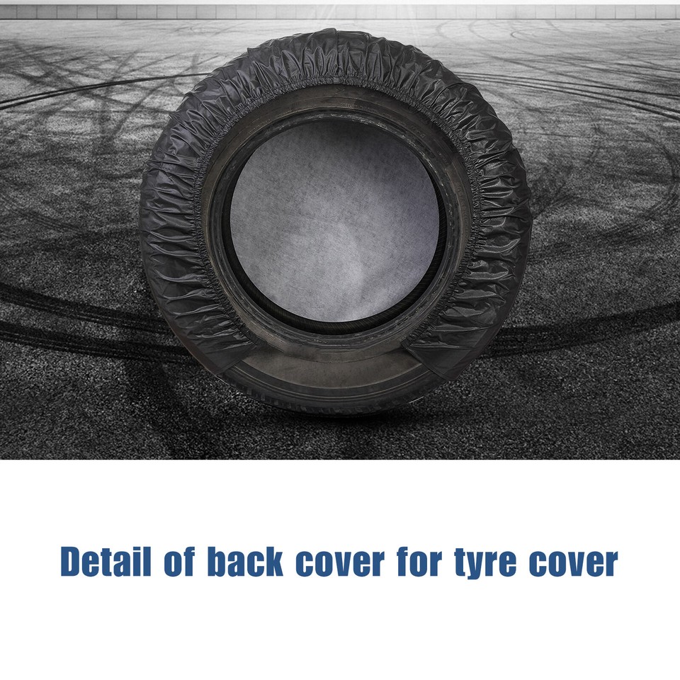 4PCS Waterproof Tire Covers Wheel & Tyre RV Trailer Camper Sun ...