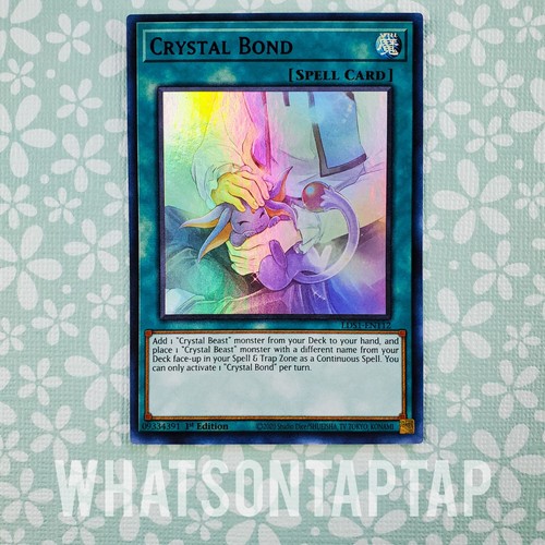 Yugioh Card Crystal Bond LDS1 EN112 Ultra Rare Purple Legendary ...
