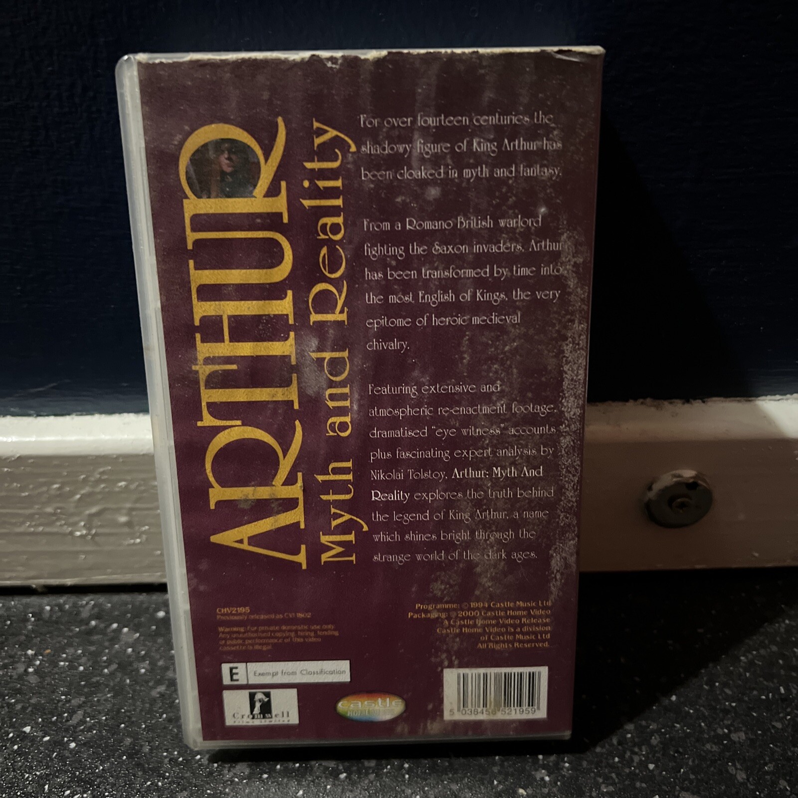 Arthur Myth And Reality The Legend Of King Arthur VHS Mouldy Artwork ...