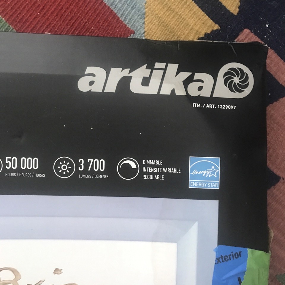 Artika Skylight Ultra Thin LED Panel Light 3700 Lumens 846979027866| eBay
