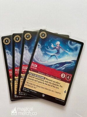 Disney Lorcana Elsa Ice Surfer 109/204 Common NM Card Regular 4x | eBay