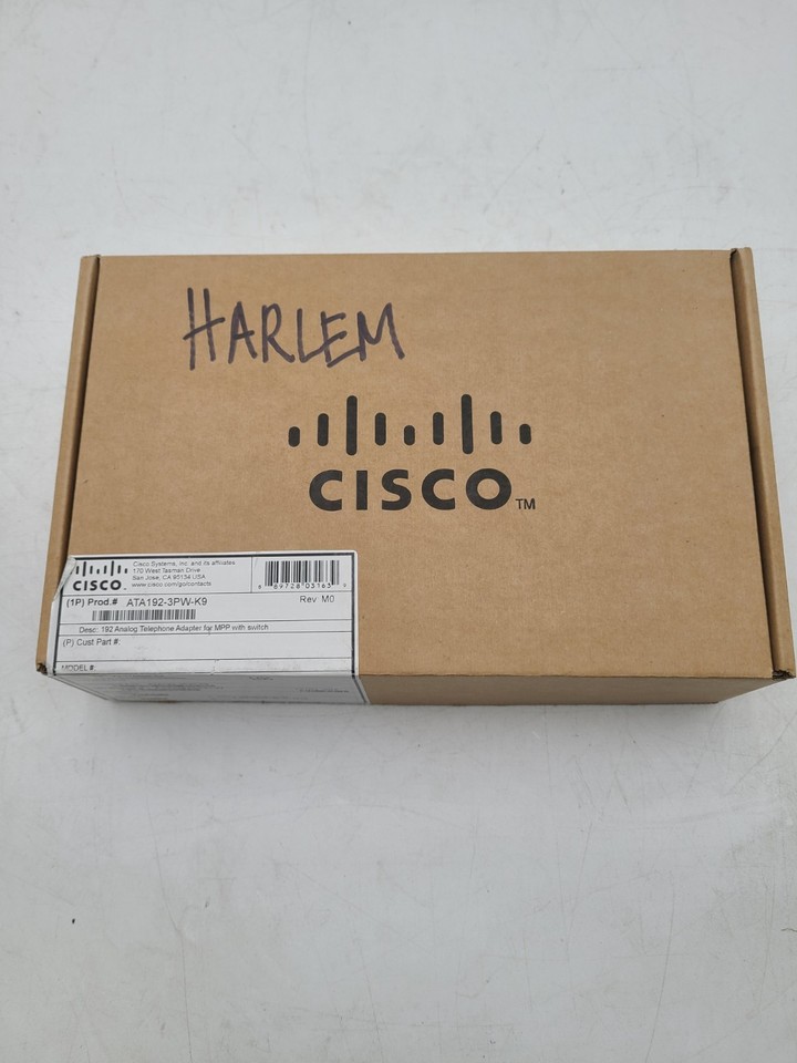 Cisco ATA192-3PW-K9 VoIP Phone Adapter MPP – New Open Box | eBay