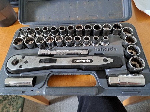 Halfords 30 Piece Socket Set 1/2 | eBay UK